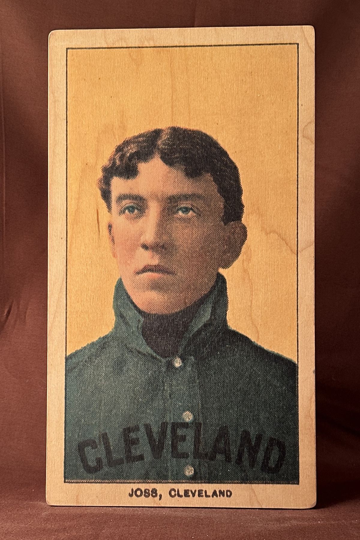 Addie Joss Portrait Yellow – Bops Wall Shop